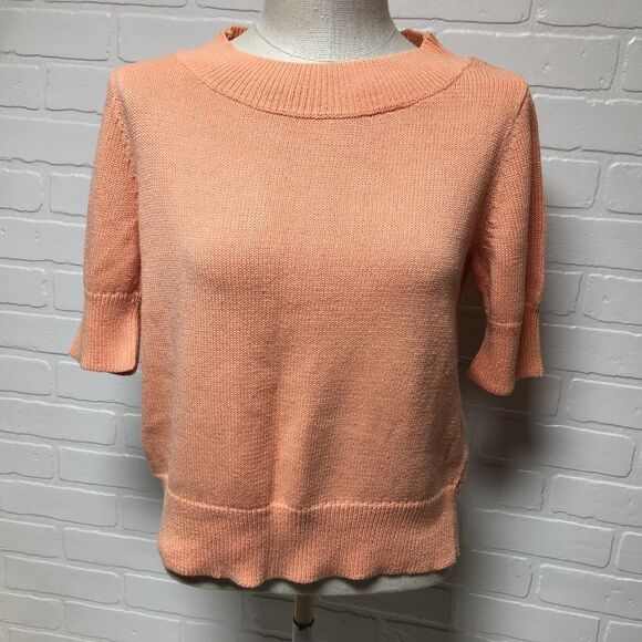 Kate Hill | Sweaters | Katehillmetallic Orange Sweater Sizel | Poshmark